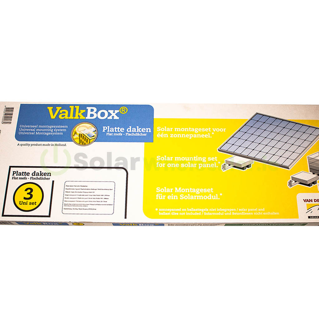 Van der Valk ValkBox3 Flat Roof Mounting System — Solar Wholesaler
