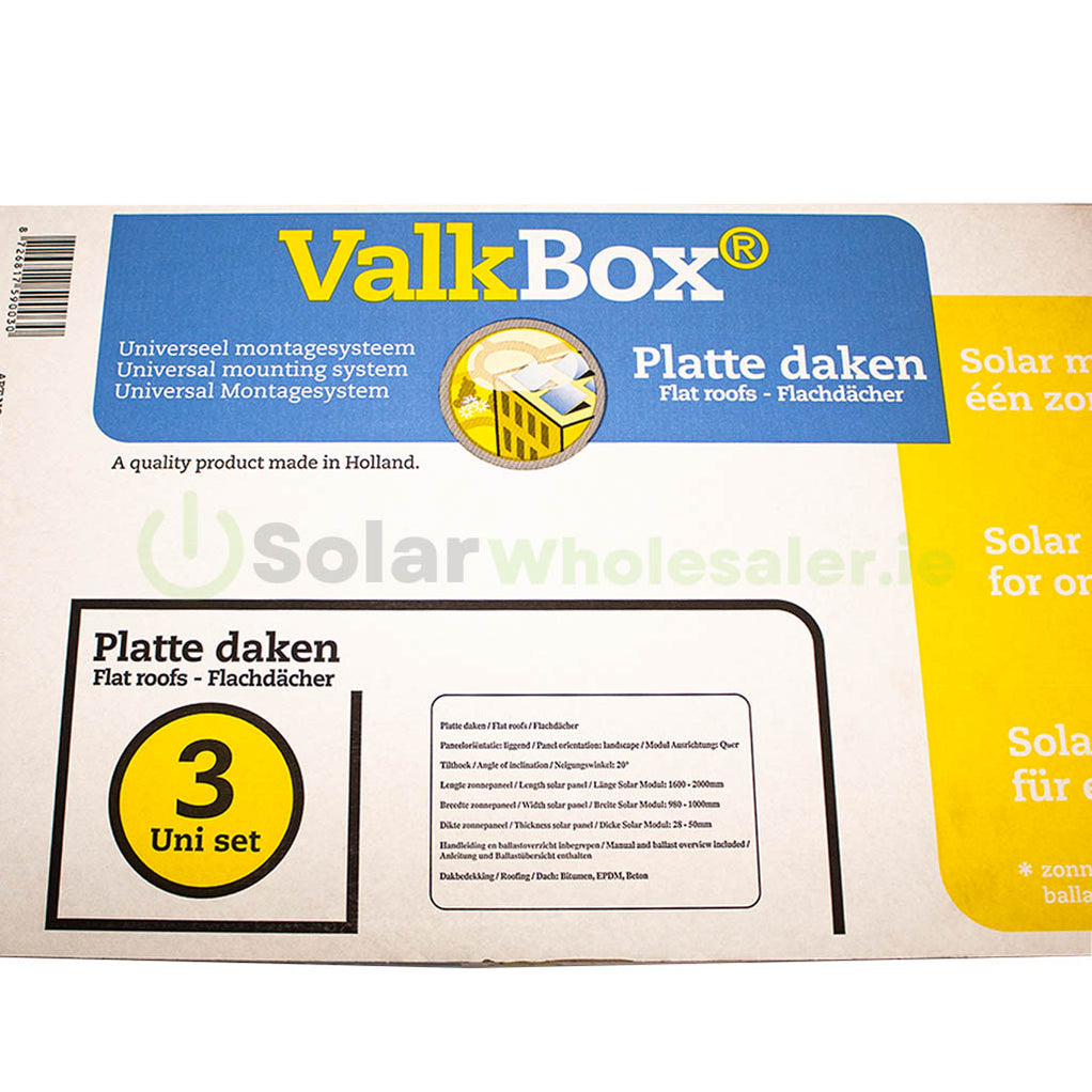 Van der Valk ValkBox3 Flat Roof Mounting System — Solar Wholesaler