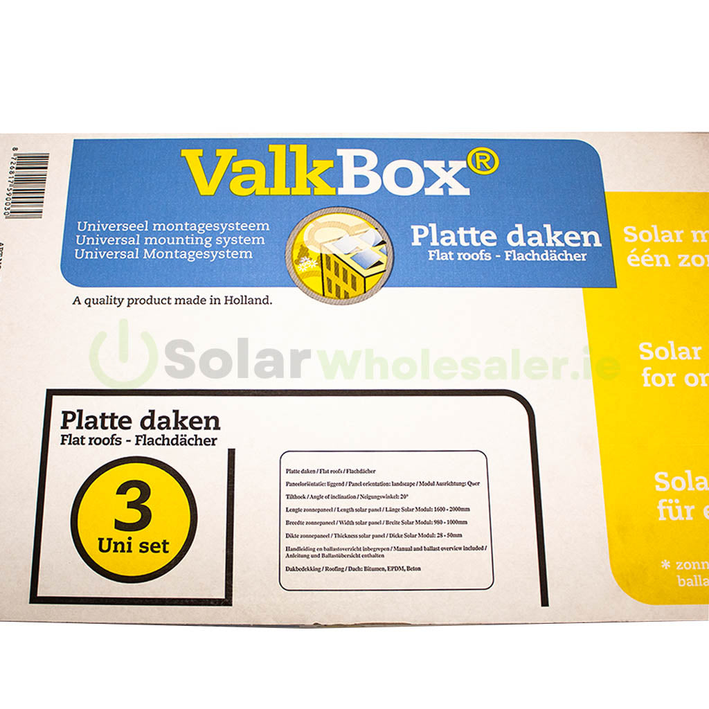 Van der Valk ValkBox3 Flat Roof Mounting System — Solar Wholesaler