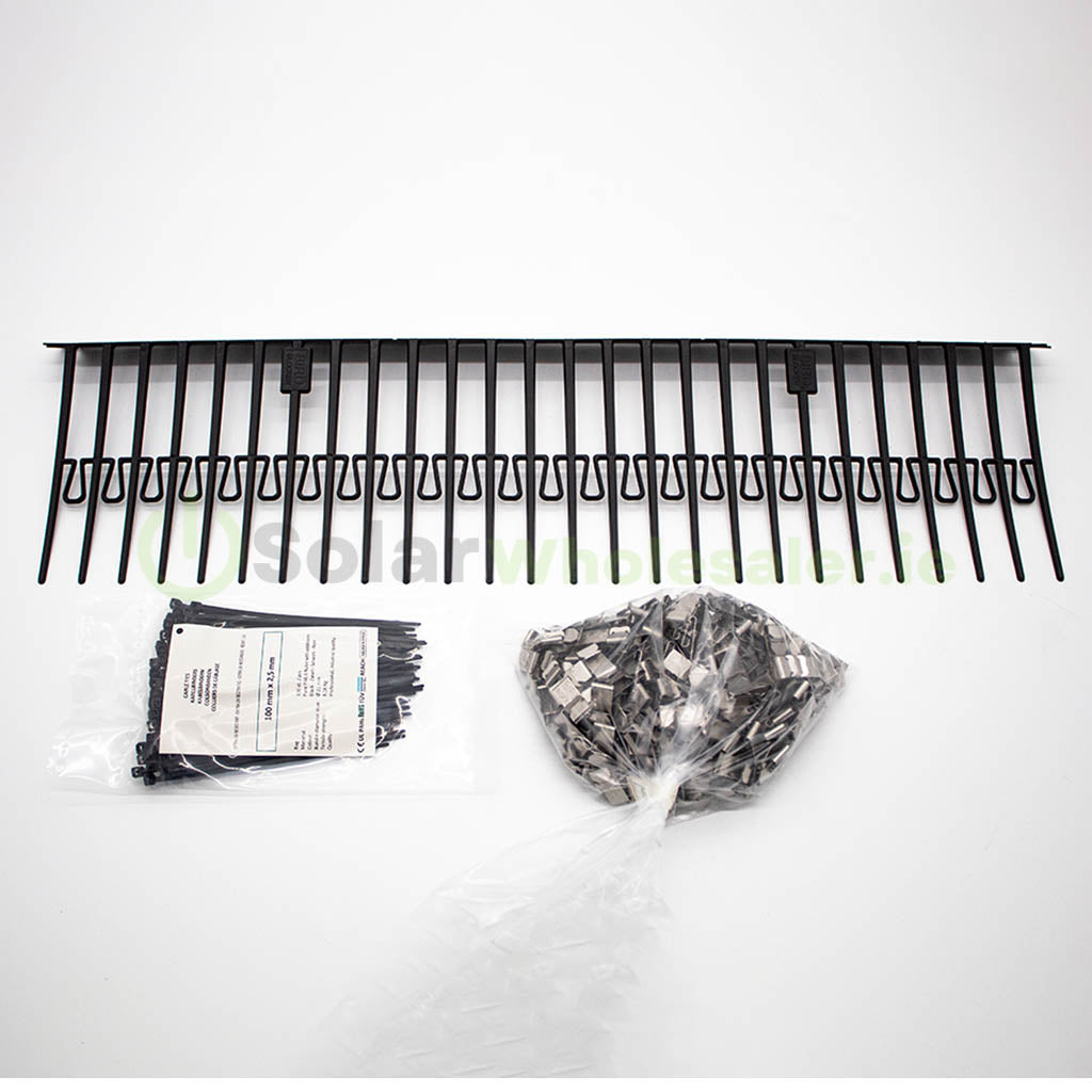 Van der Valk BirdBlocker H=200mm (60 x 0.5mtr + 250 clips) — Solar Wholesaler